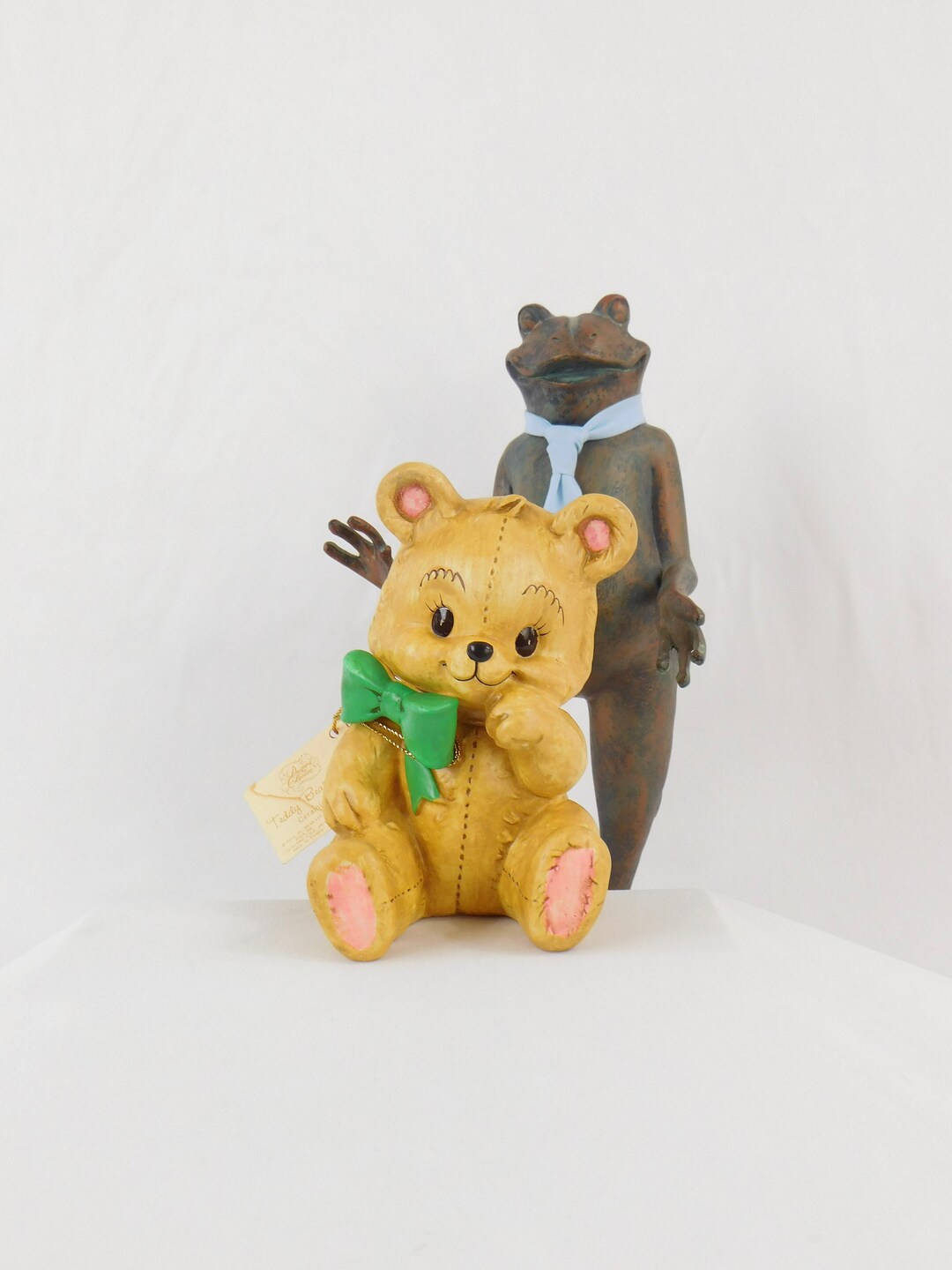 Teddy Bear Love Ceramic Coin Bank, Baby Shower, Nursery Decor, Baby's ...