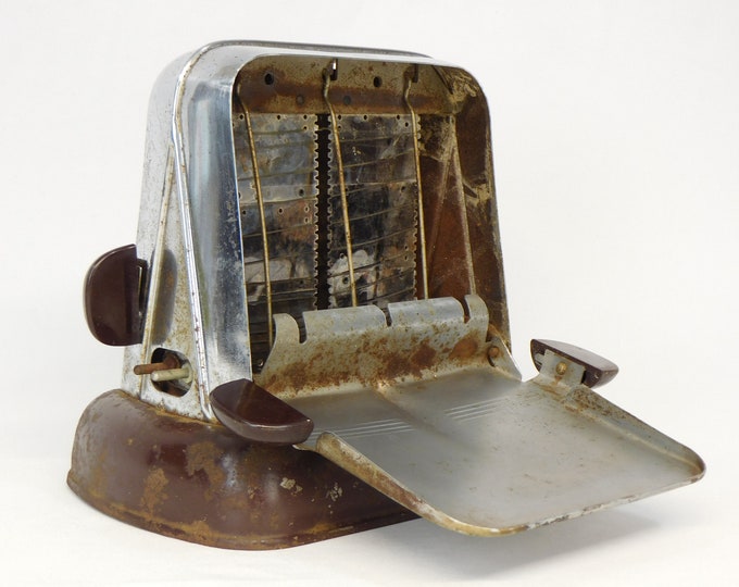 Vintage Electric Toaster, Drop Down Sides, Aged NON WORKING 1935 PATENT ...