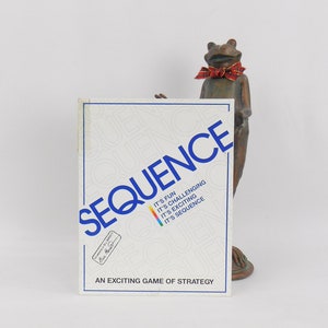 Sequence Board Game, 1995, Sequence Card Game, Strategy Game, Complete and Ready to Play - Etsy