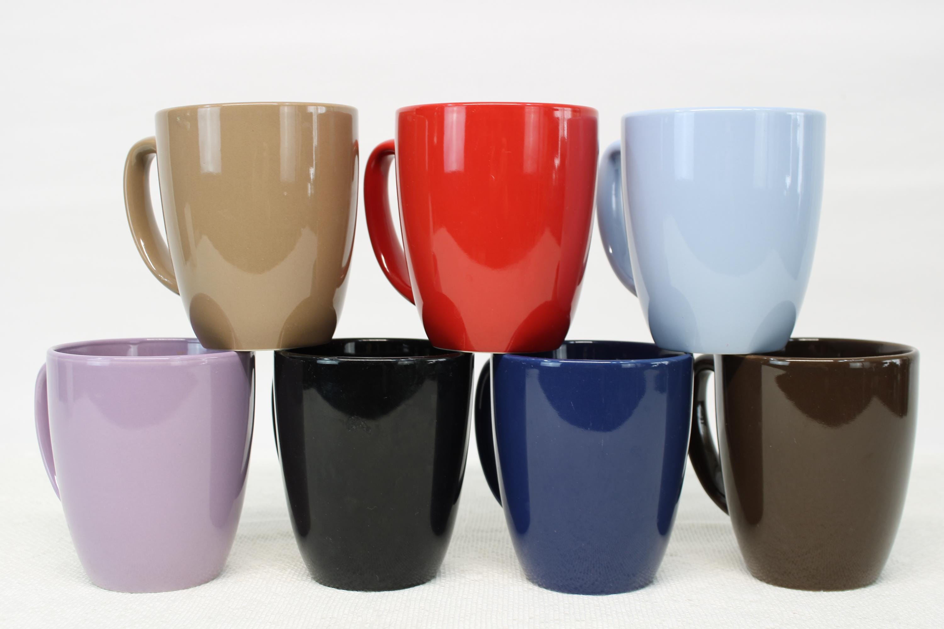 Corelle Stoneware Coffee Mugs Solid Colors Variety of Color and ...