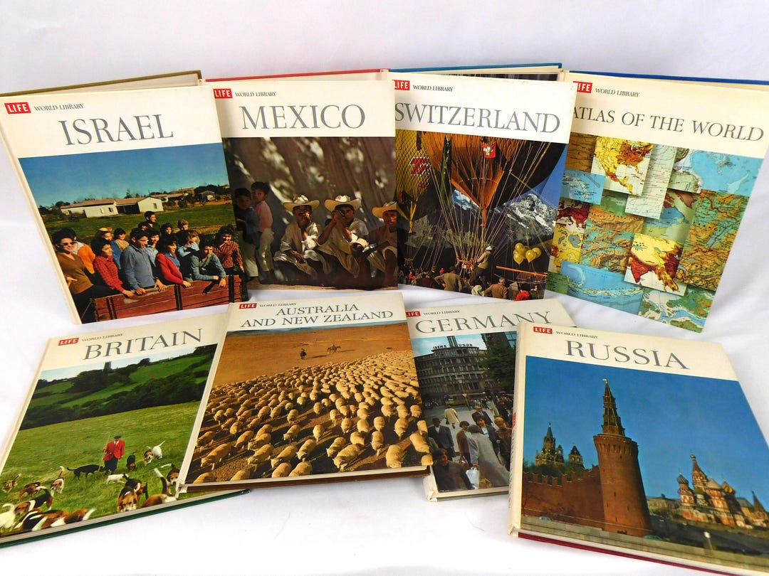 Time Life World Library Hardback Books - Around the World, Country ...