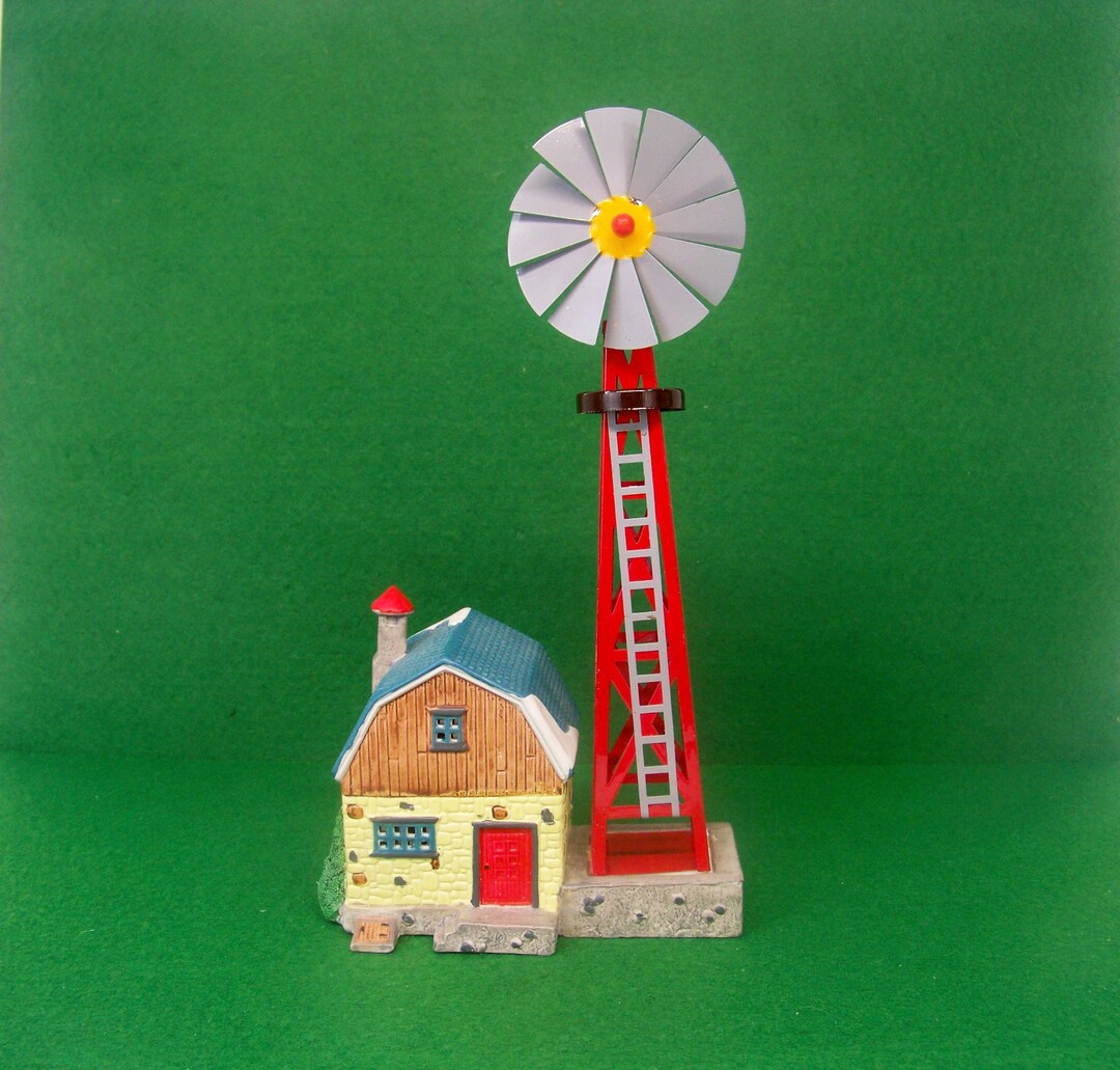 Lemax Enchanted Forest Village Windmill 1995 Christmas Village ...