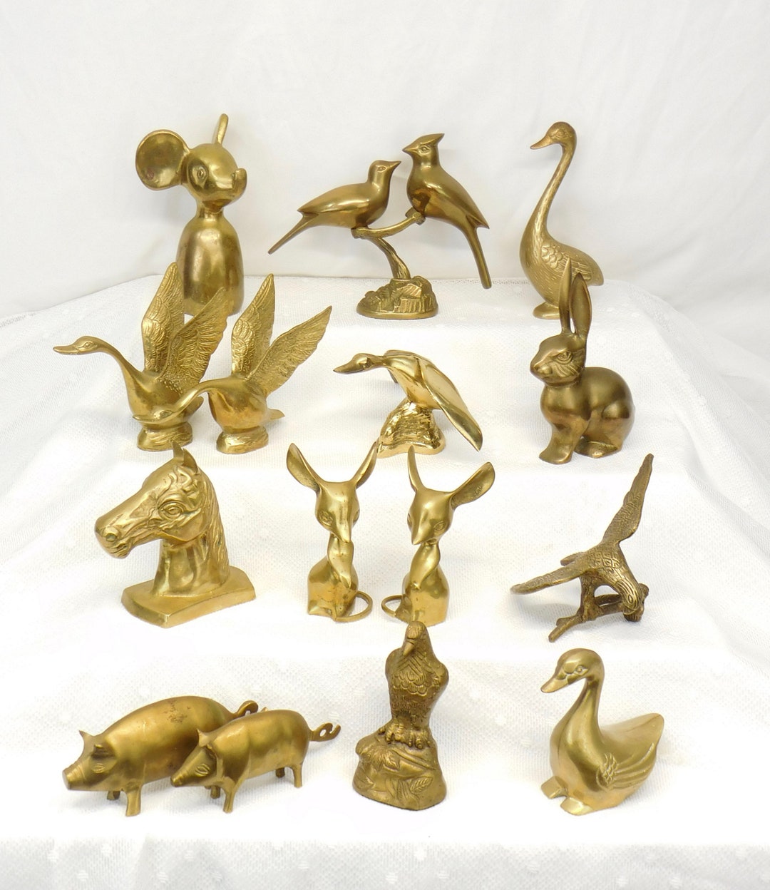 Brass Animals Wildlife Collectible Brass Figurine Animal Statue YOUR ...