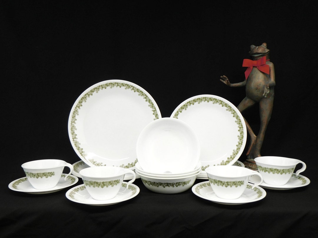 Spring Blossom Corelle Dish Set by Corning, Service for 4 - 20 Piece ...