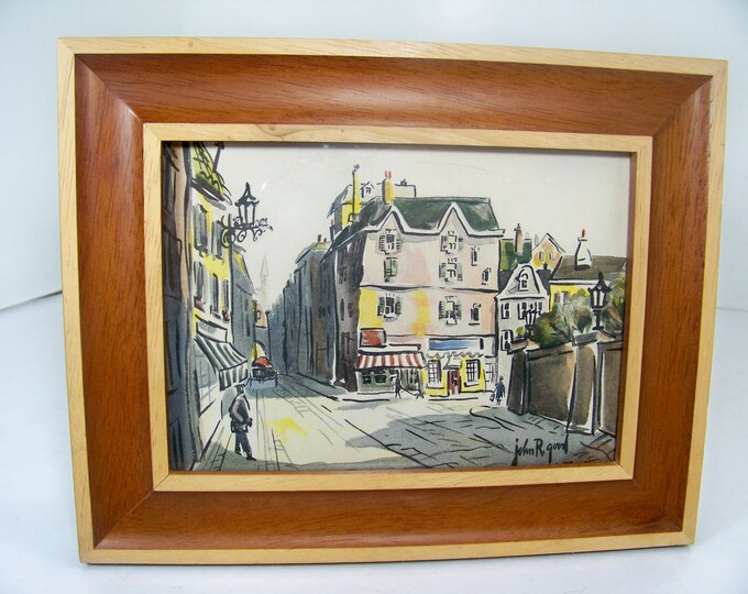 Vintage John R Good Watercolor Art Print 1951 APP Co. New York - Etsy