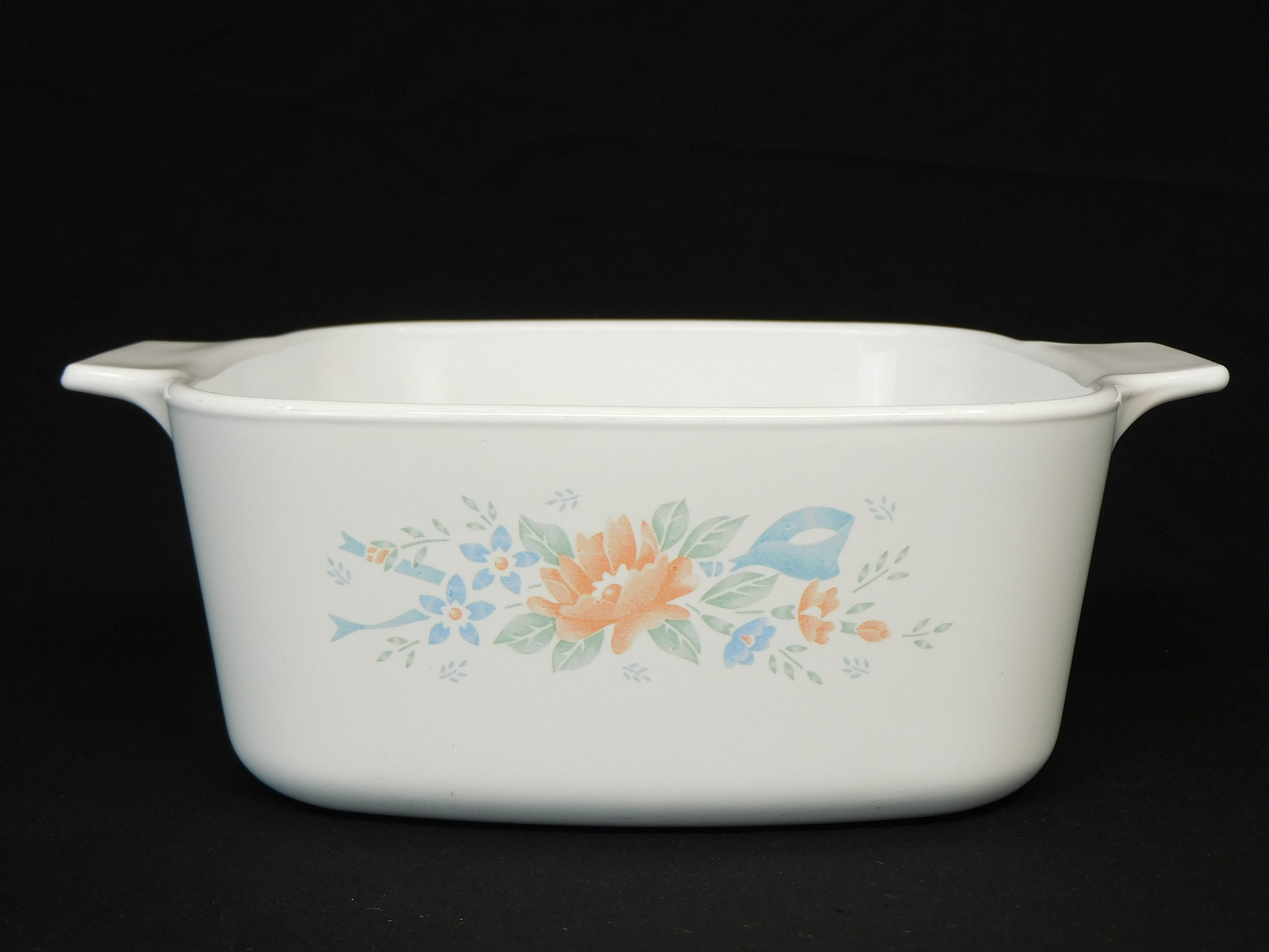 Vintage Corning Ware Casserole Dish Symphony Pattern 1 1/2 - Etsy