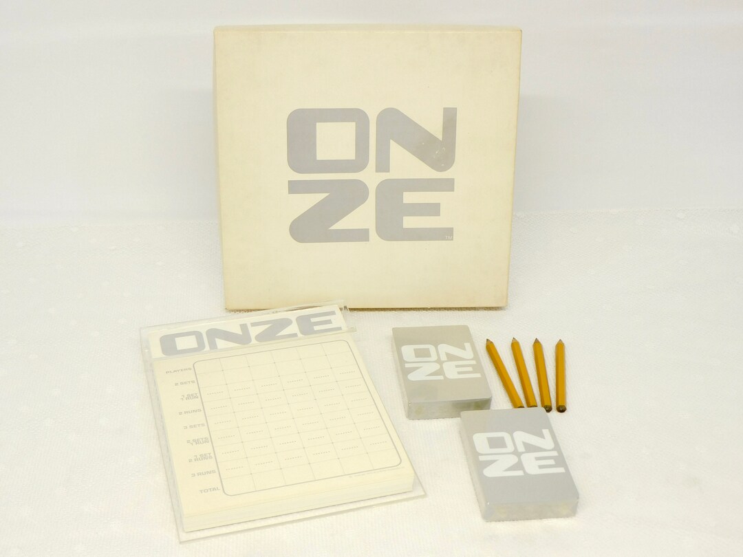 Onze Card Game, Vintage 1971, Complete and Never Played, Excellent ...