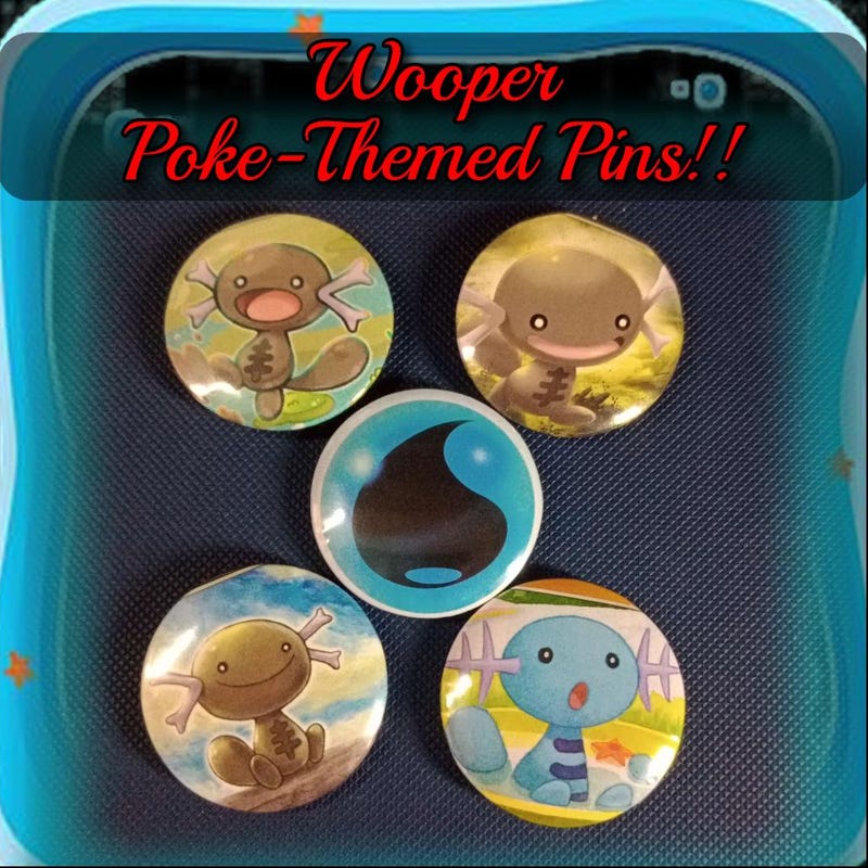 Wooper Pin - Etsy