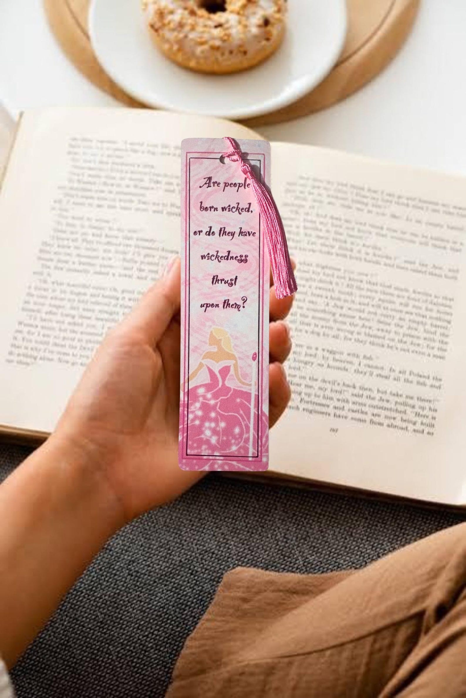 Wicked Musical Bookmark Set: Broadway Fan Gift, Tassel Bookmark - Etsy