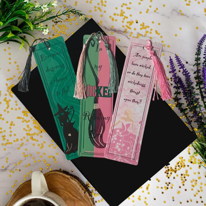 Wicked the Music Bookmark - Etsy UK