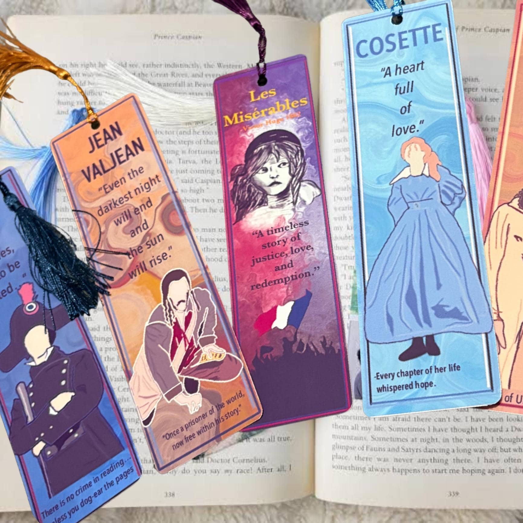 Les Misérables Bookmark Set – Musical Theatre Gifts, Book Lover - Etsy