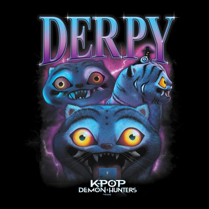 Derpy Png Kpop Demon Hunters PNG | Funny Kpop Cat Character PNG | Derpy ...
