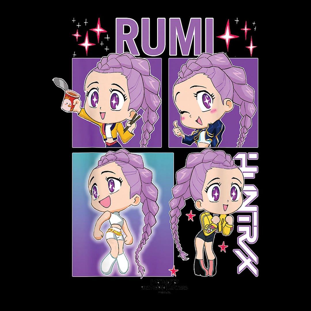 Rumi Chibi PNG: Kpop Demon Hunters Huntrix Character (digital Download ...