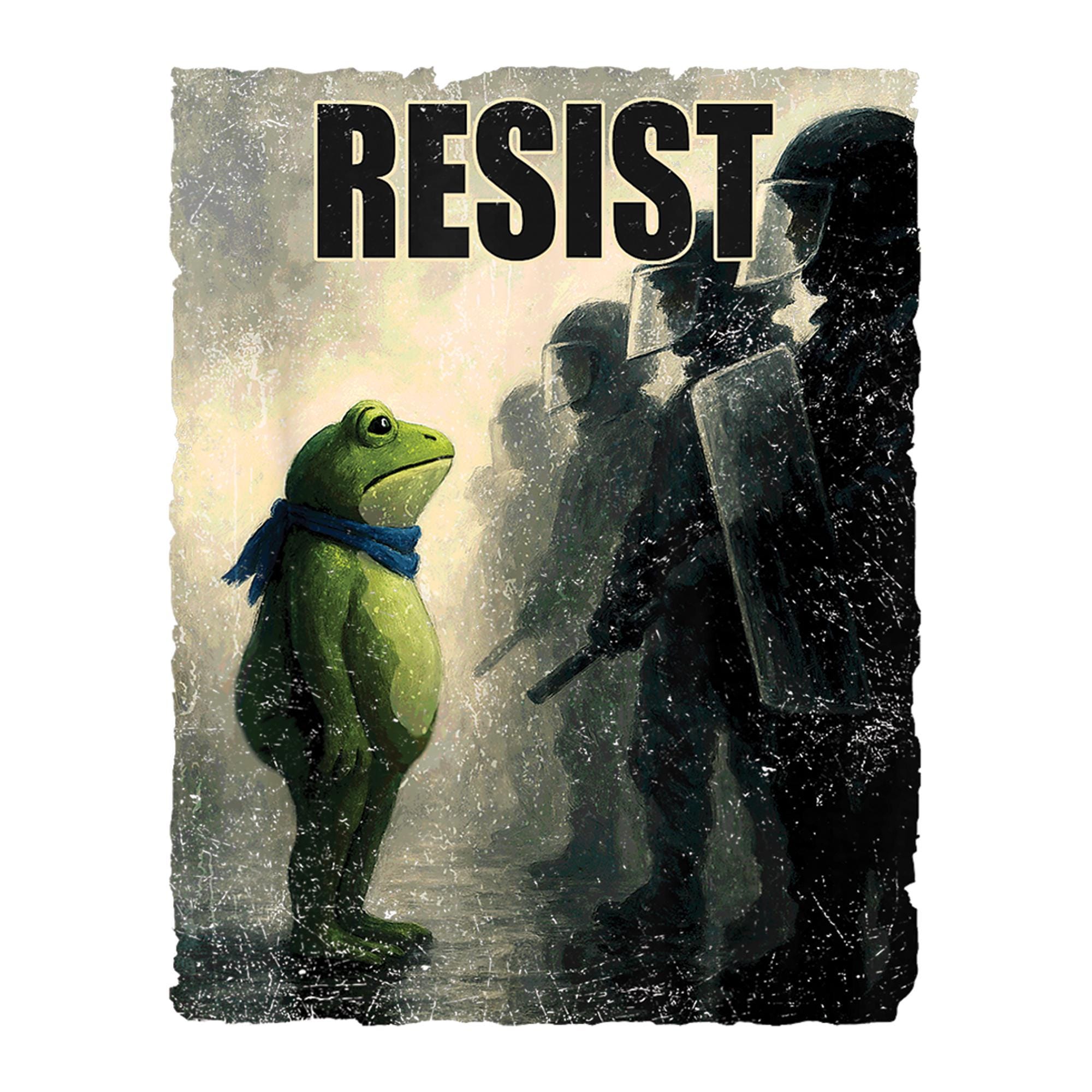 Portland Frog Resist Art: Political Protest PNG (digital Download) - Etsy