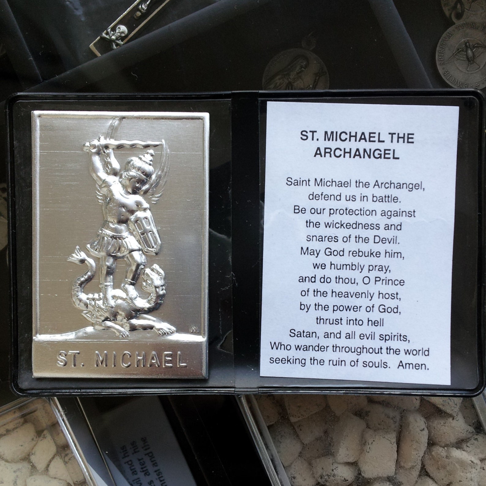 St. Michael Pocket Prayer - Etsy