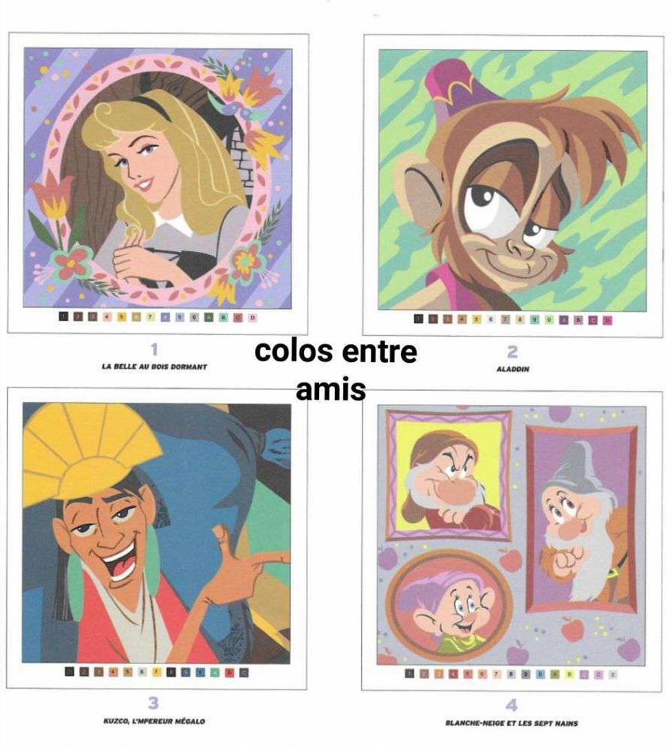 Disney Mystery Coloring Book Printable Disney Coloring Book Art Therapy ...