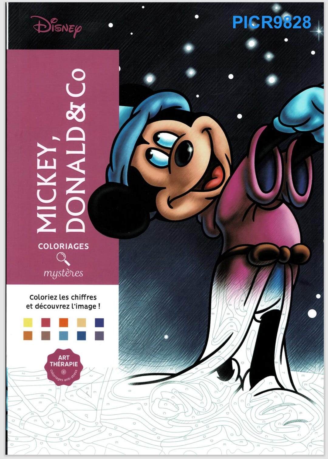 Disney Mickey, Donald & Co – Coloriages Disney Mystery Coloring Book ...