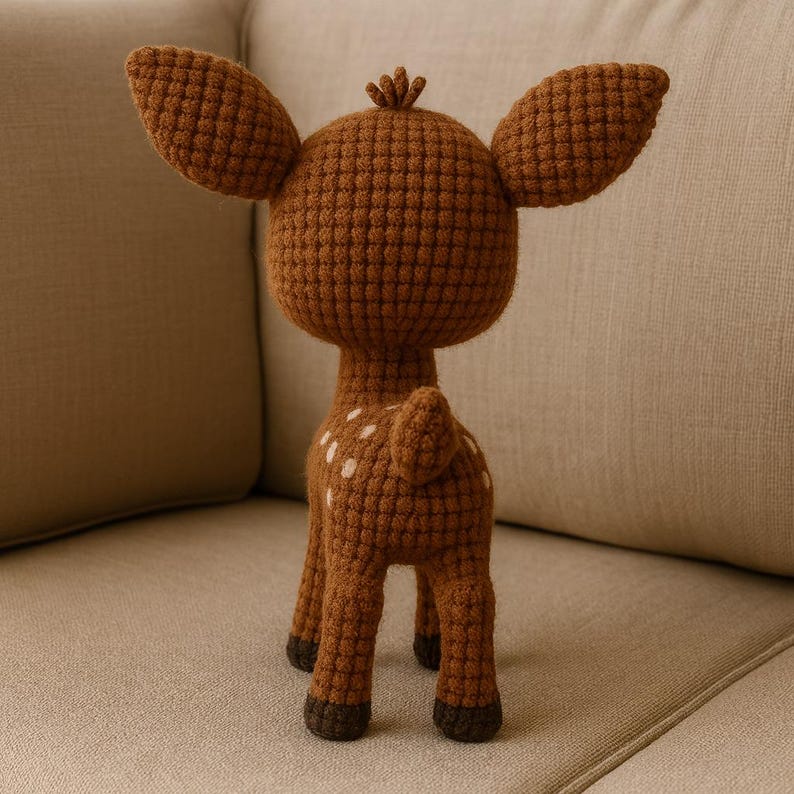 Crochet Baby Deer Amigurumi Pattern: Easy Fawn Plush Tutorial (PDF ...