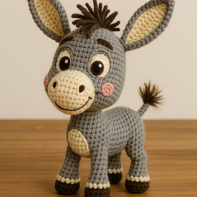 Donkey Nursery Plush - Etsy