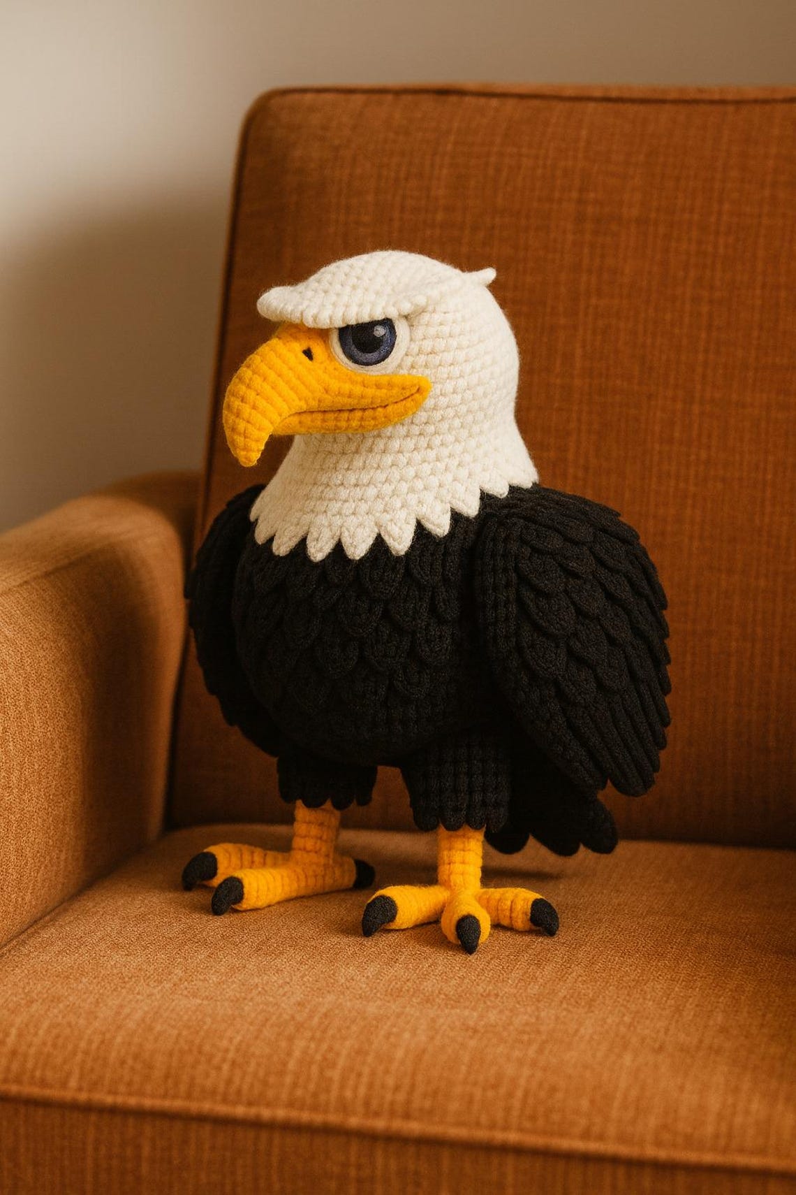 Bald Eagle Amigurumi Crochet Pattern PDF – Easy Digital Download Plush ...