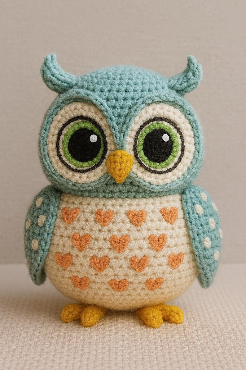Crochet Owl Amigurumi Pattern: Easy Beginner Tutorial (PDF Download - Etsy