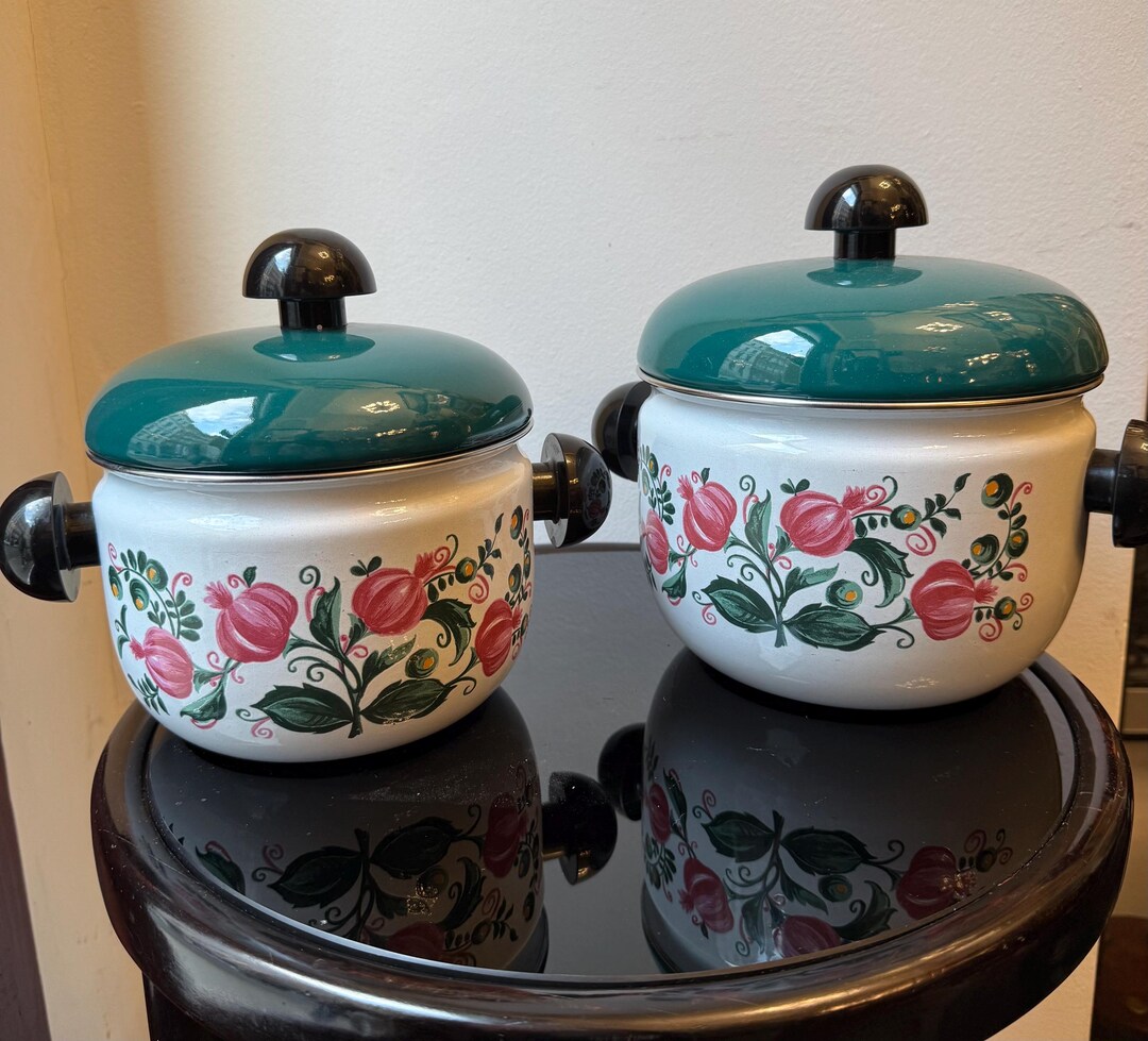 Olla esmaltada Carl Auböck para Riess – Batería de cocina de diseño ...
