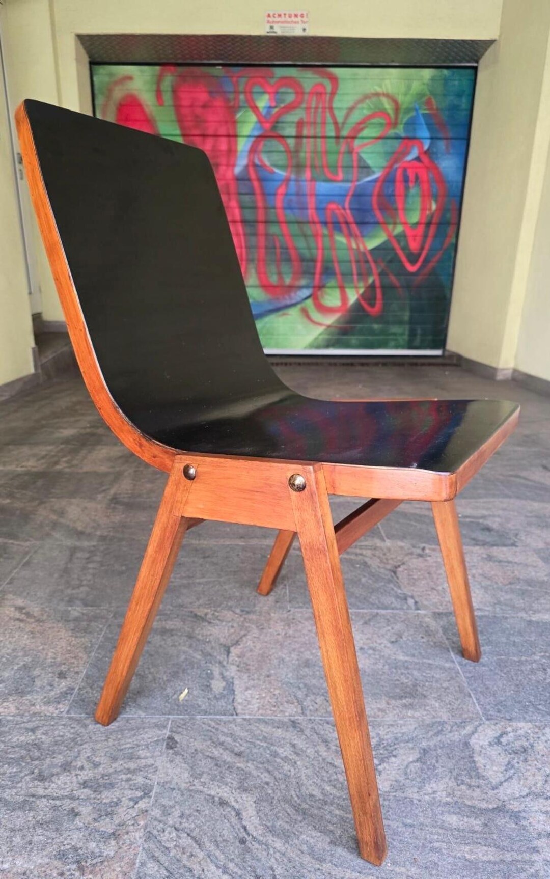 Roland Rainer Stacking Chair 1950s – Austrian Mid Century Modern Bent ...