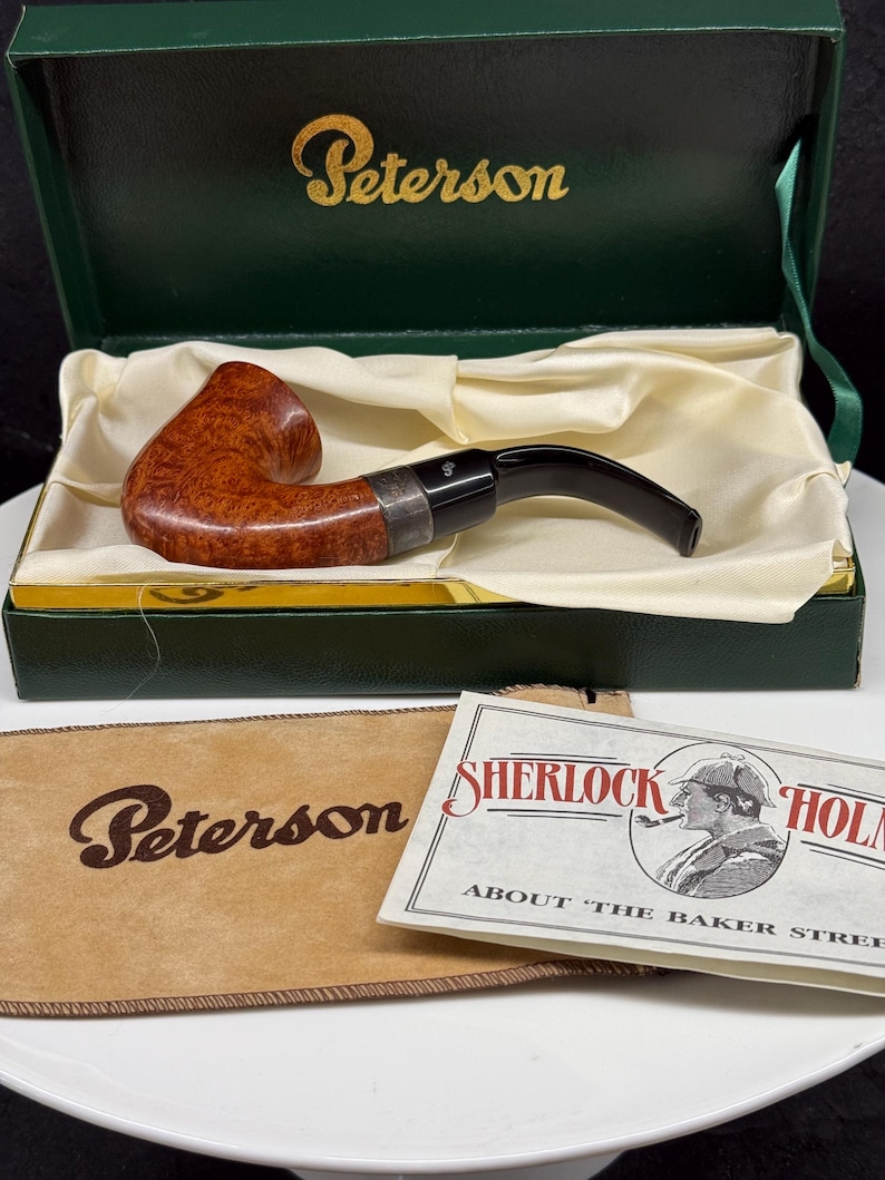 Peterson Sherlock Holmes “original” Briar Bent Dublin Pipe – Slightly ...