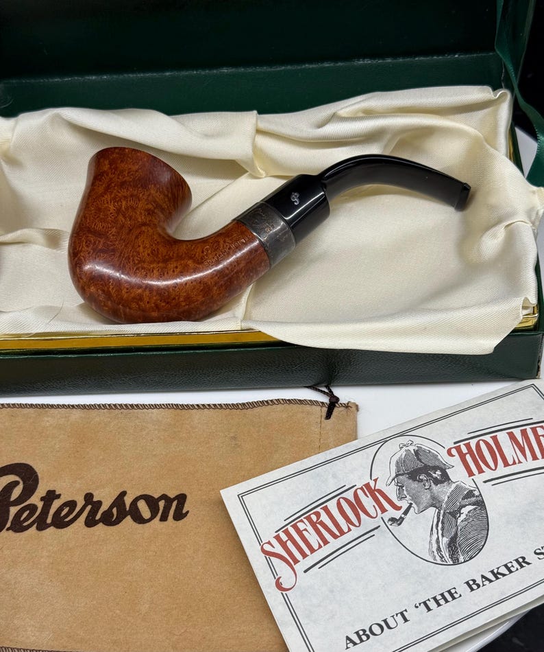 Peterson Sherlock Holmes “original” Briar Bent Dublin Pipe – Slightly ...
