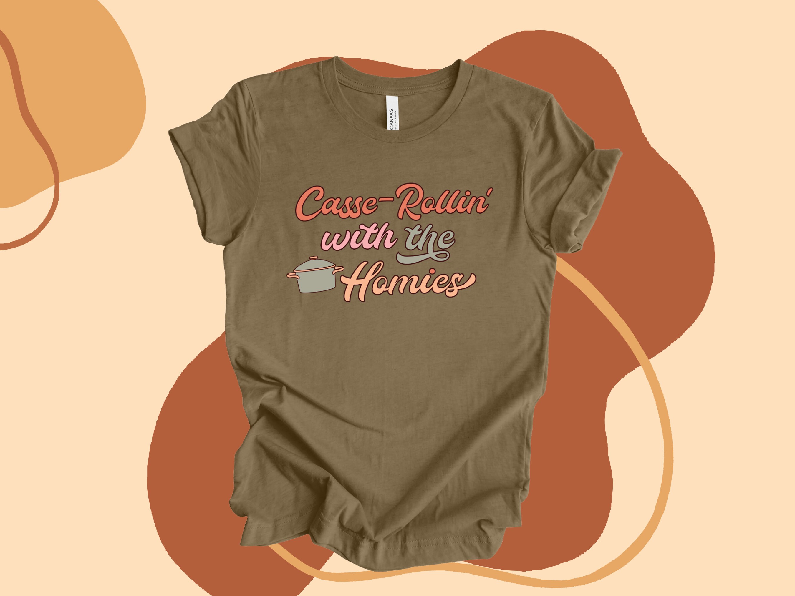 Casse-rollin' With the Homies Funny Thanksgiving Shirts for ...