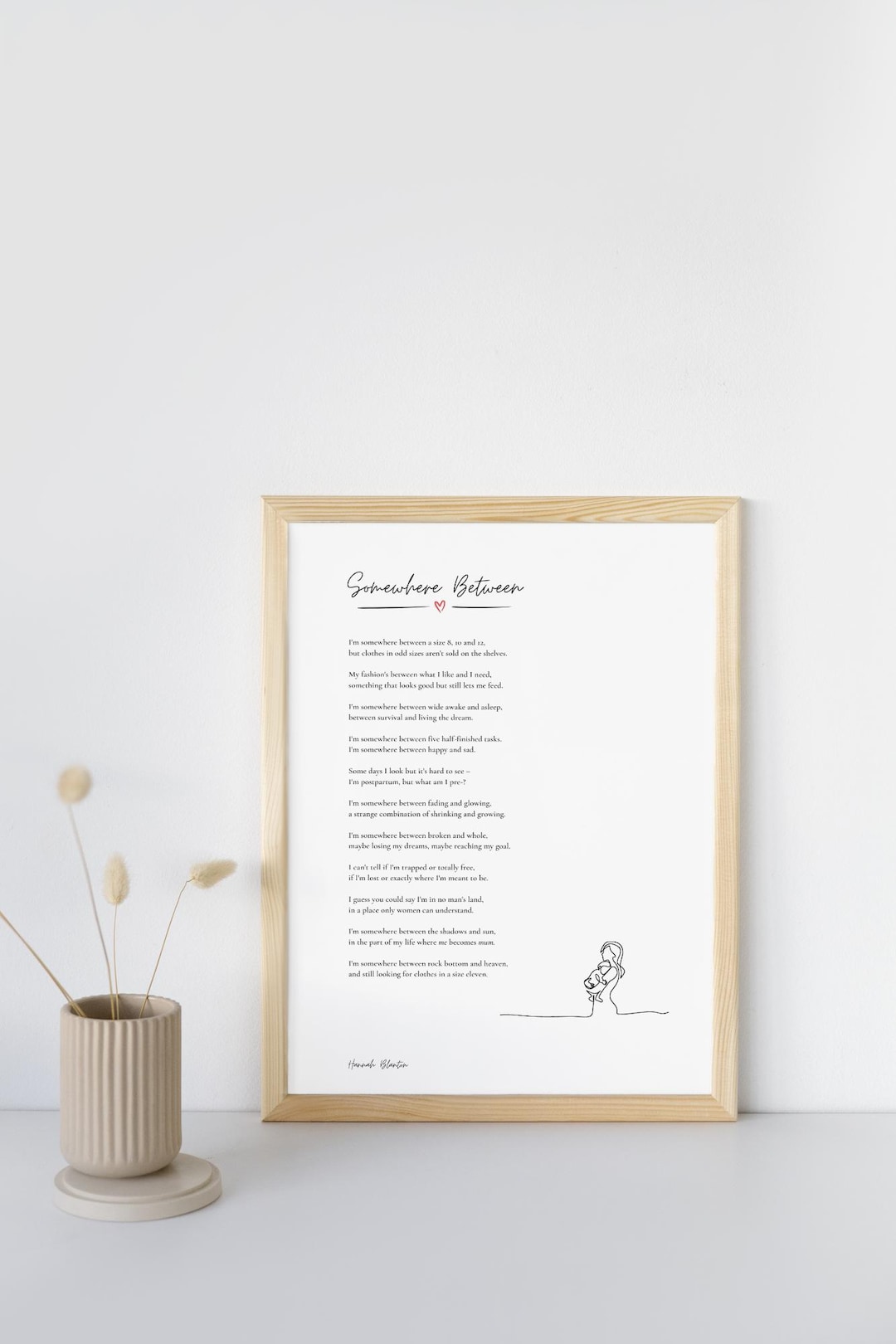 Somewhere Between Poem Digital Download - Etsy