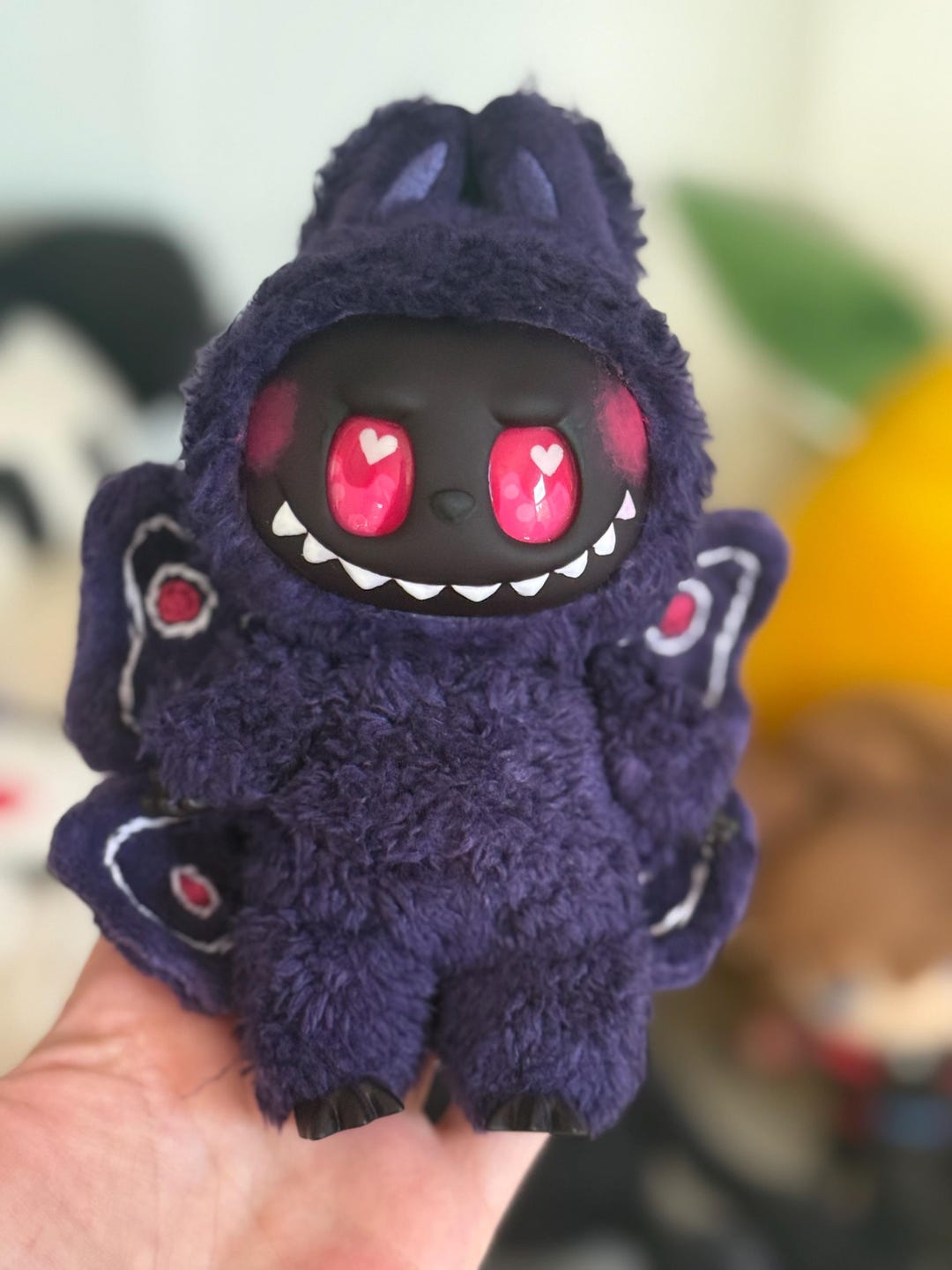Custom One of a Kind Cute Mothman Labubu - Customized Unique Moth Man ...