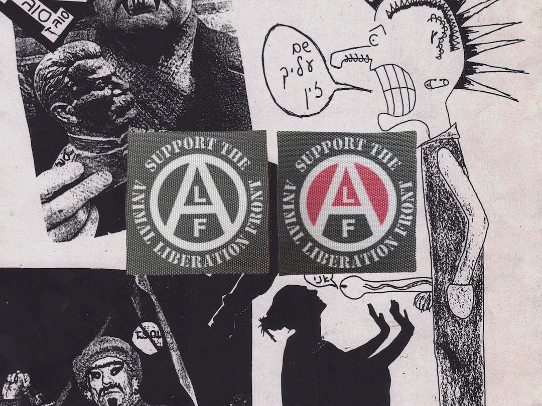 Animal Liberation Front (ALF) Anarchy Logo Printed Patch - Veganism ...