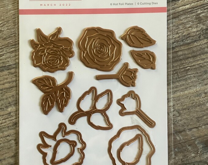 Spellbinders Glimmer Edge Roses & Cutting Die Set - Etsy