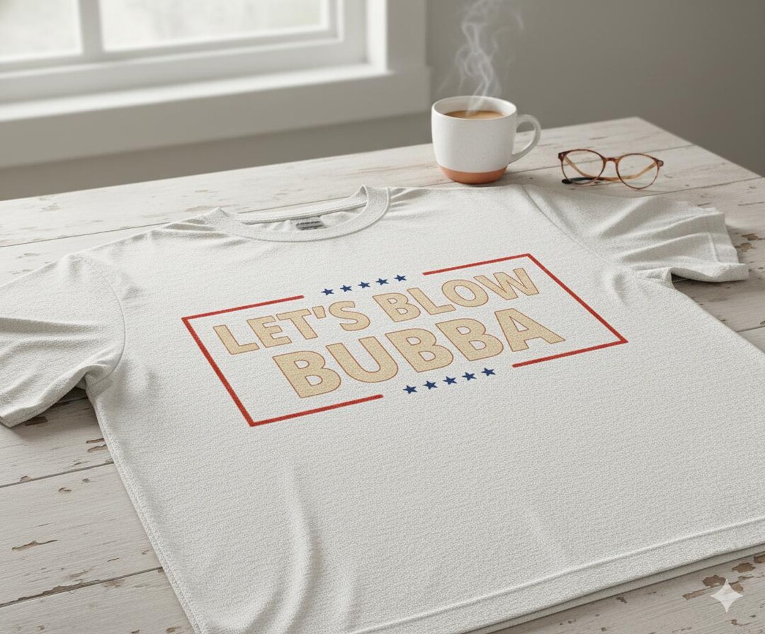Let’s Blow Bubba T-shirt, Playful Humor Gift, Quirky Fun Graphic Tee ...