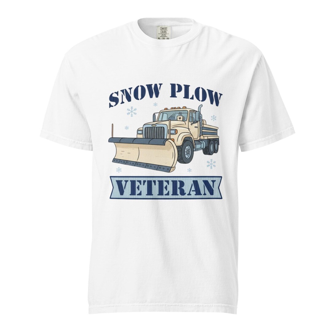 Snow Crew Tee Snow Plow Veteran T-shirt, Road Hero Gift, Winter Service ...