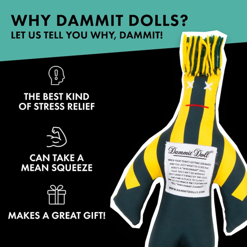 Dammit Doll - the Legend - Stress Relief, Gag Gift - Etsy