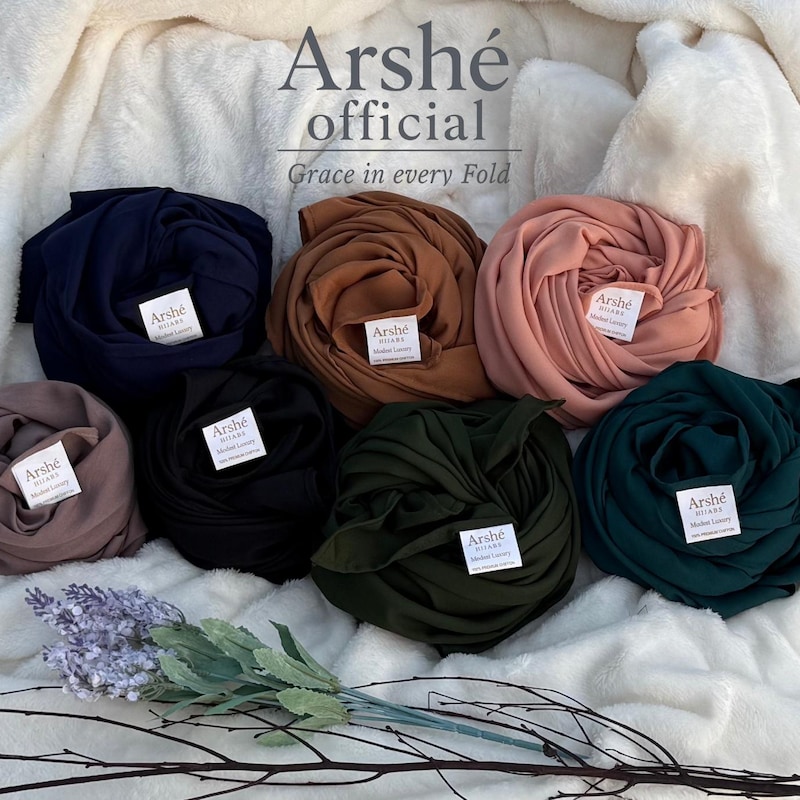 Luxury Hijab Scarf Square - Etsy