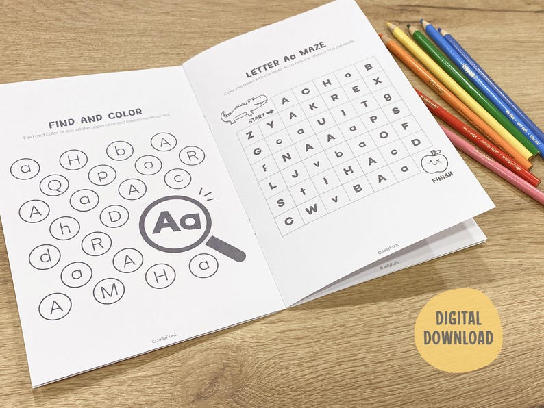 Letter of the Week Activity Book, Alphabet Tracing Worksheets, Alphabet ...