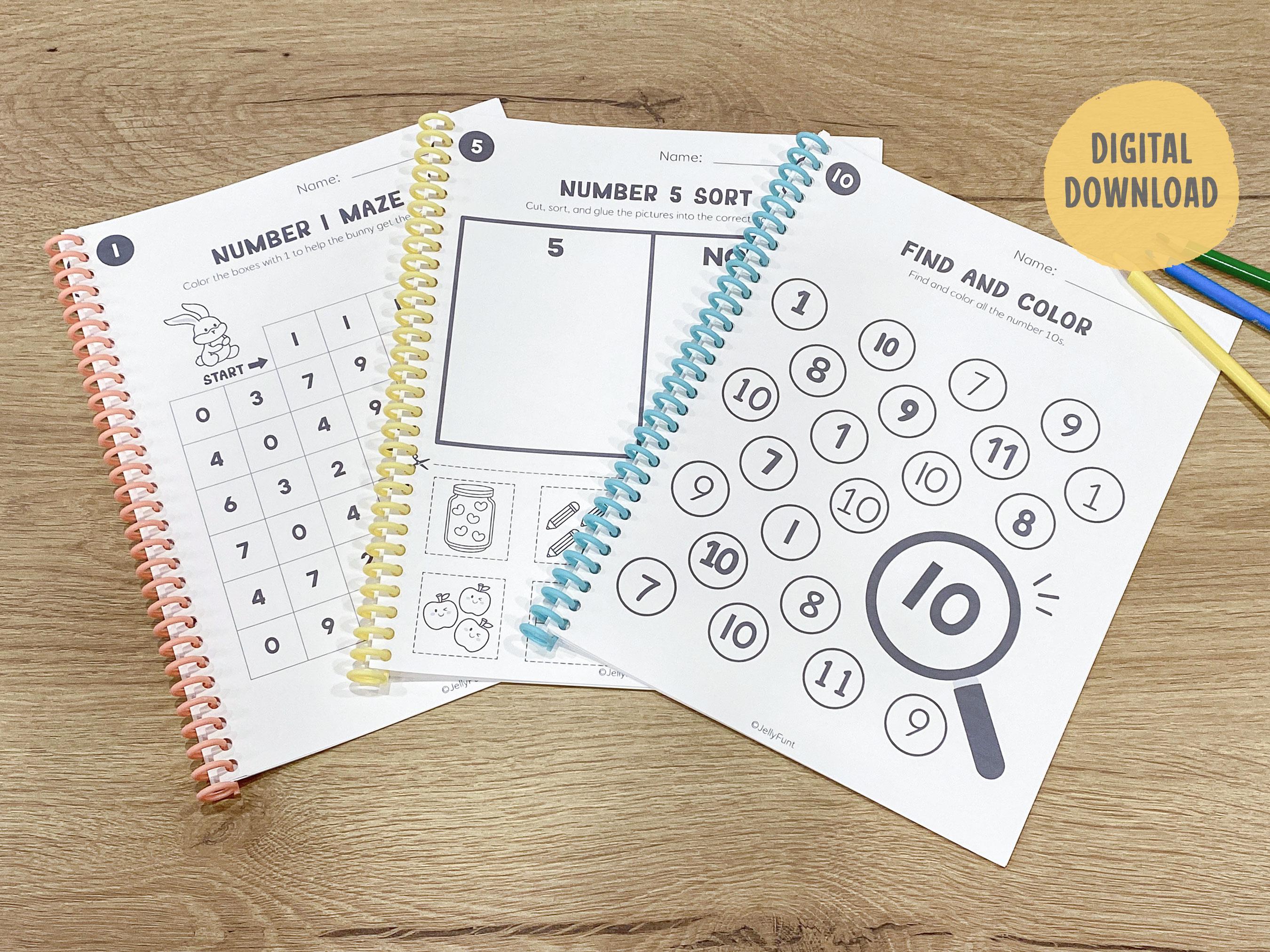Number of the Week Printable Worksheets, Number Worksheets 1–20, Number ...