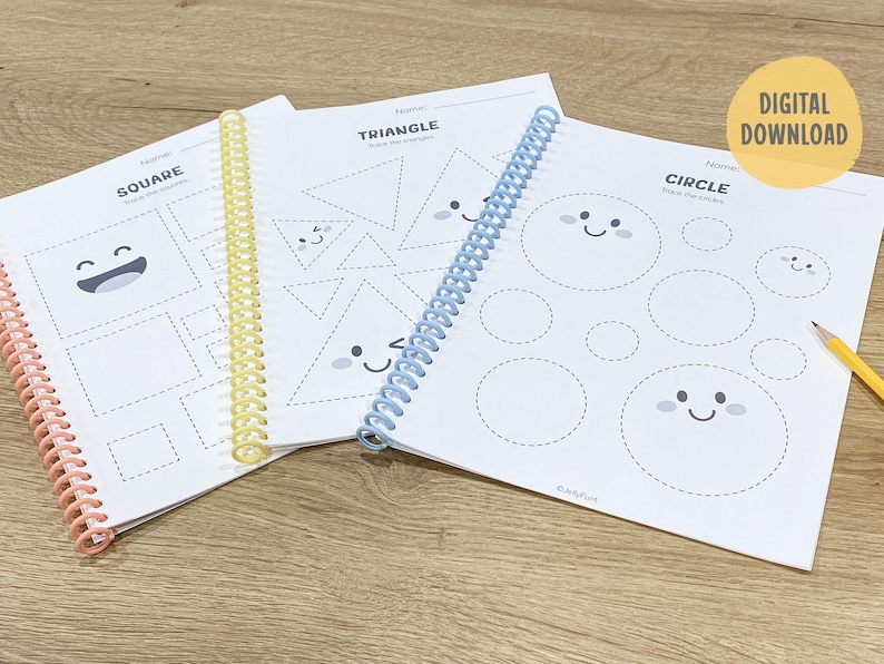 Shape of the Week Printable Worksheets, 2D Shape Worksheets, Shape ...
