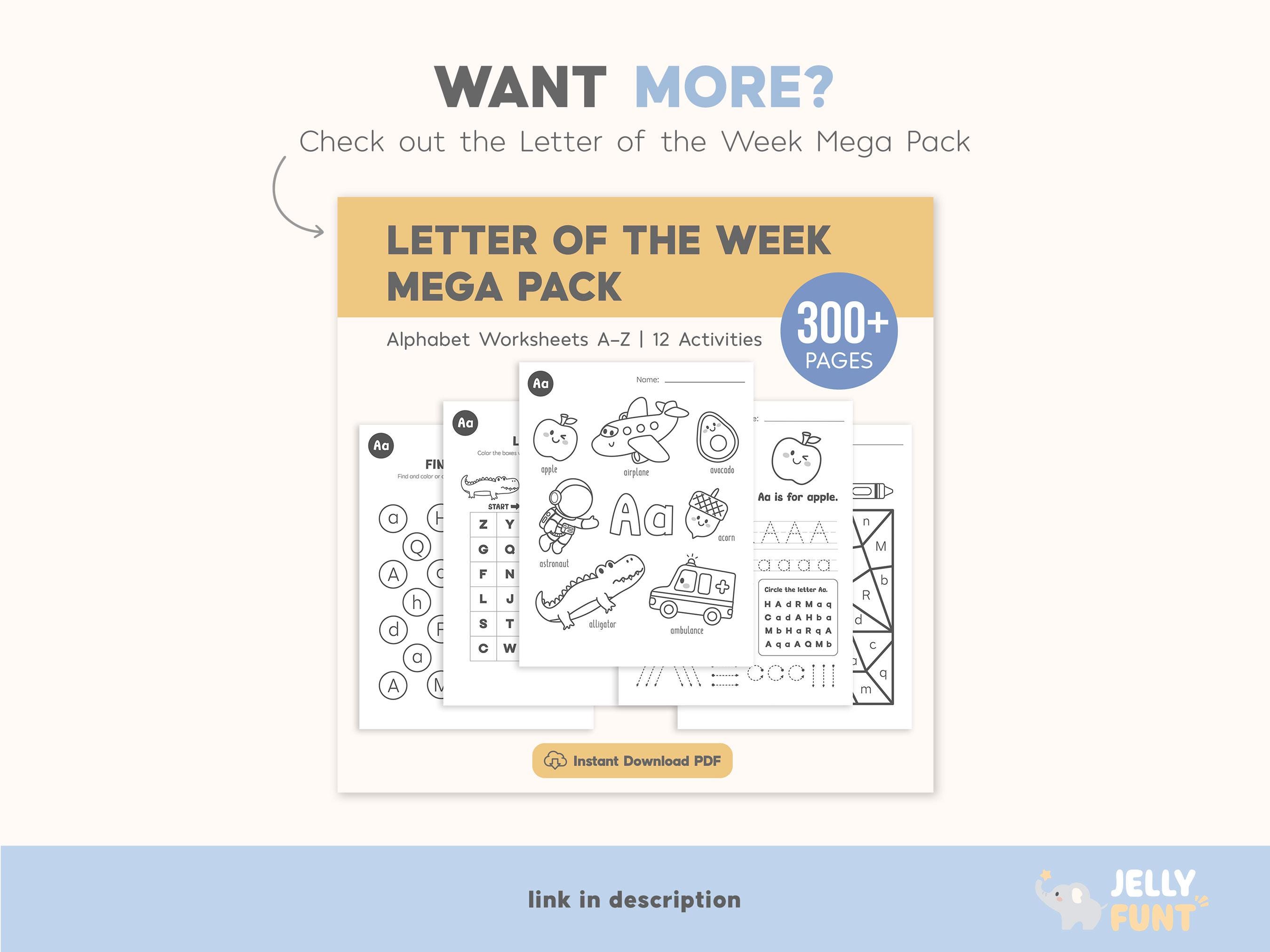 Alphabet Letter Sort Worksheets Printable, Uppercase and Lowercase ...