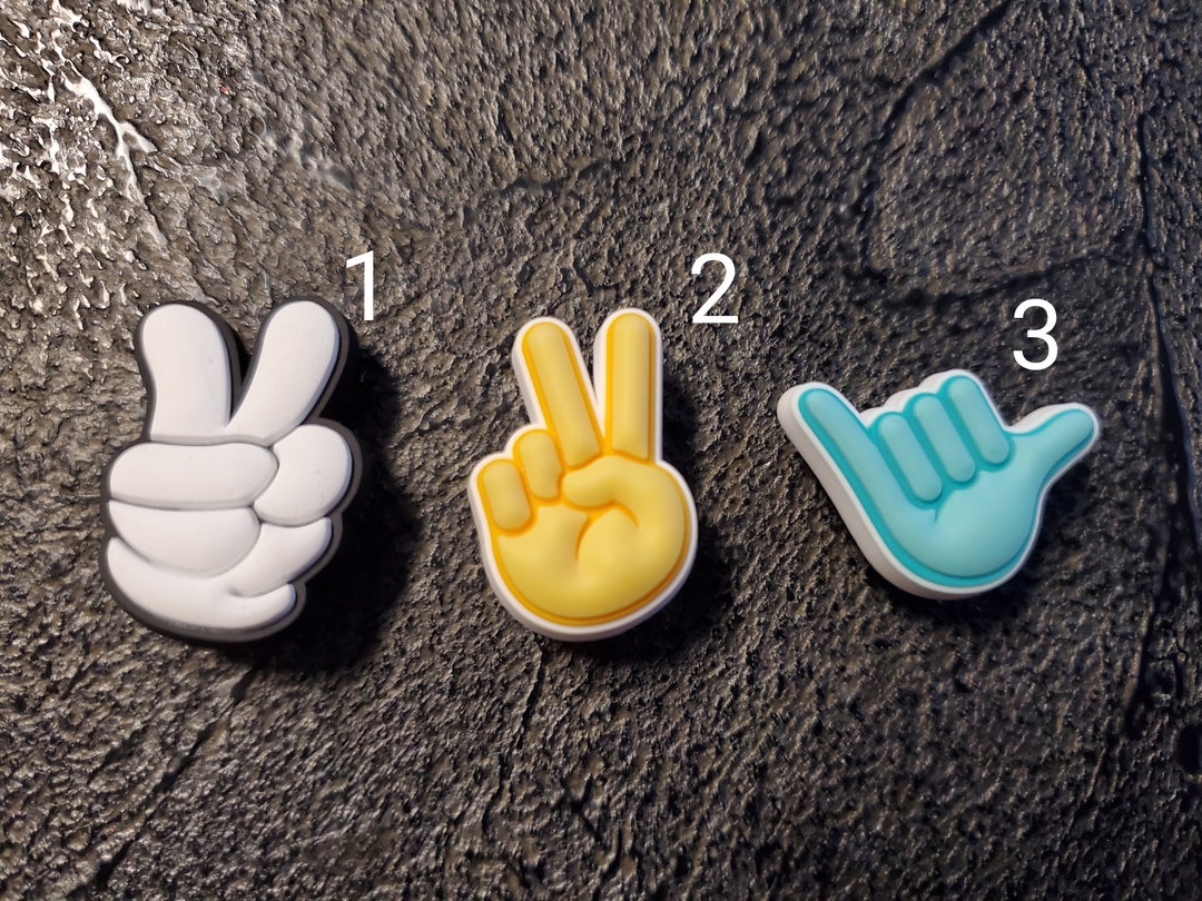 Shaka Shoe charm Peace Shoe Charms Shoe charms Fish Extender Gift FE ...