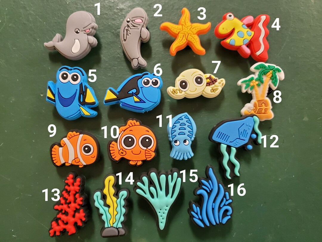 Finding Nemo Shoe Charm Shoe Charms Dory Disneyworld Disneyland Shoe ...