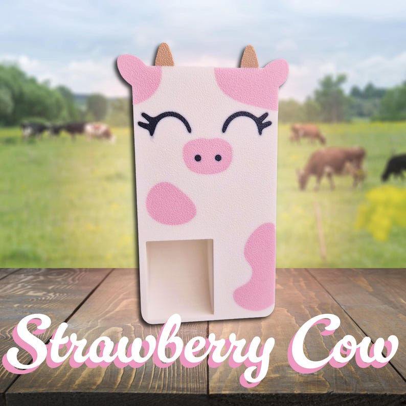 Cow Dice Tower: 3D Printed Compact Tabletop Cow Companion - Etsy