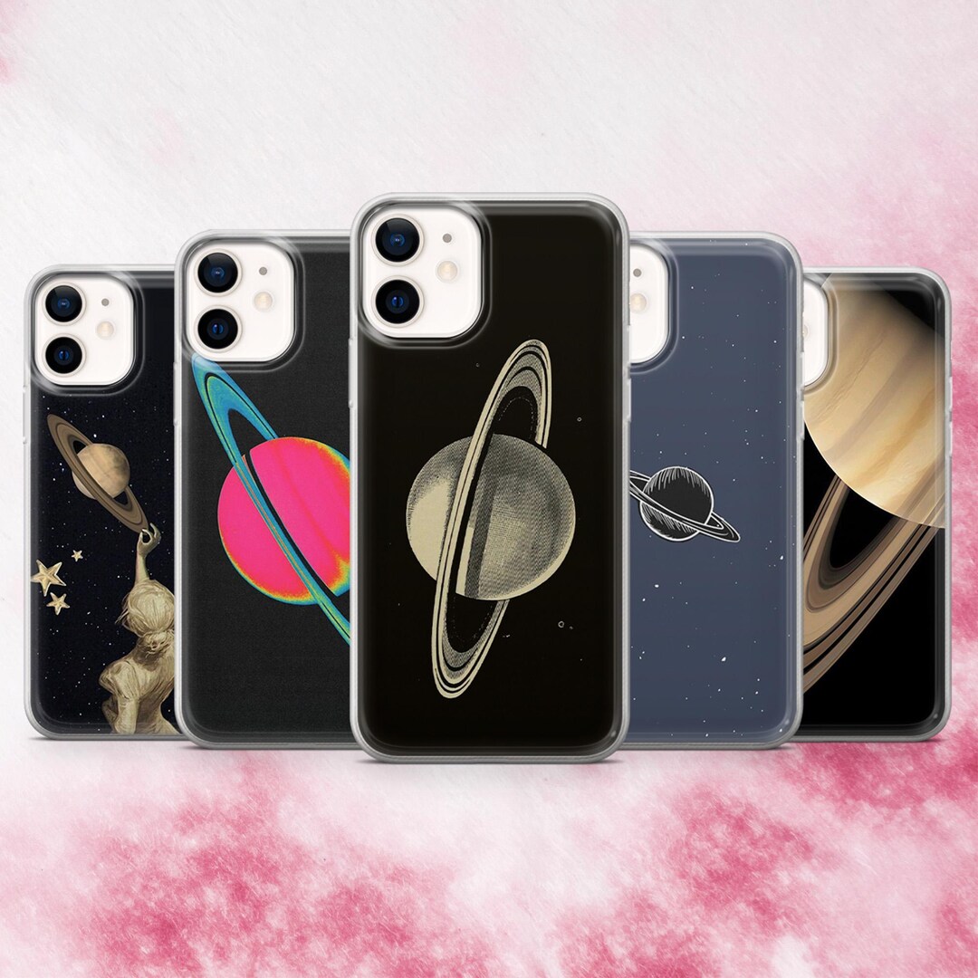Saturn Phone Case Planets Solar System Cover for iPhone 17, 16, 15, 14 ...