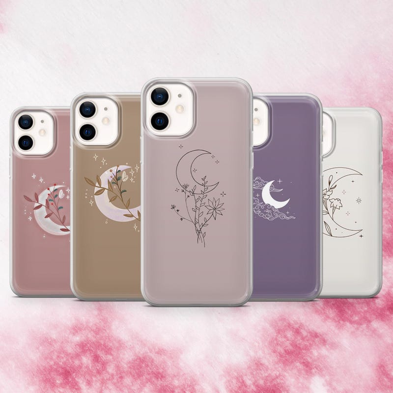 Cute Moon iPhone Se Case - Etsy UK