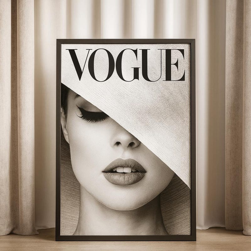 Vogue Cover Poster - Etsy