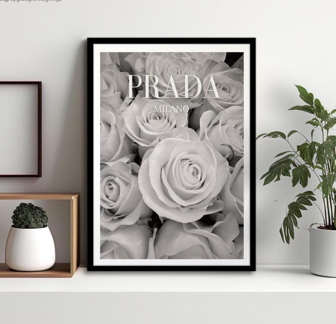 Prada Posters | Flower Wall Art - Etsy