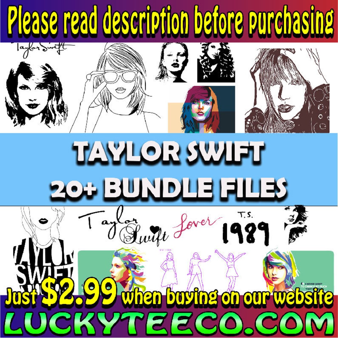 Taylor Swift Bundle SVG PNG, Taylor Swift Merch, Taylor Swiftie Svg ...